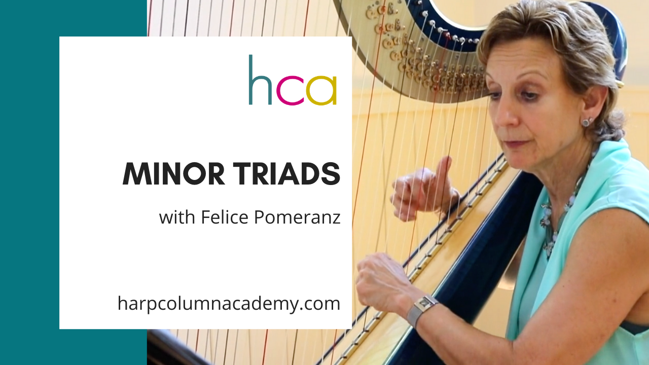 Minor triads - Harp Column Academy
