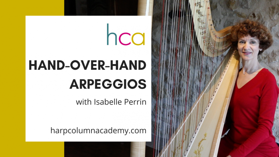 Hand-over-hand arpeggios with Isabelle Perrin - Harp Column Academy
