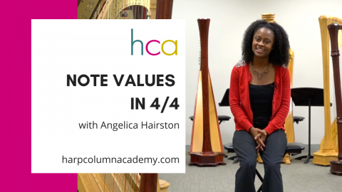 The staff and note values Archives - Harp Column Academy