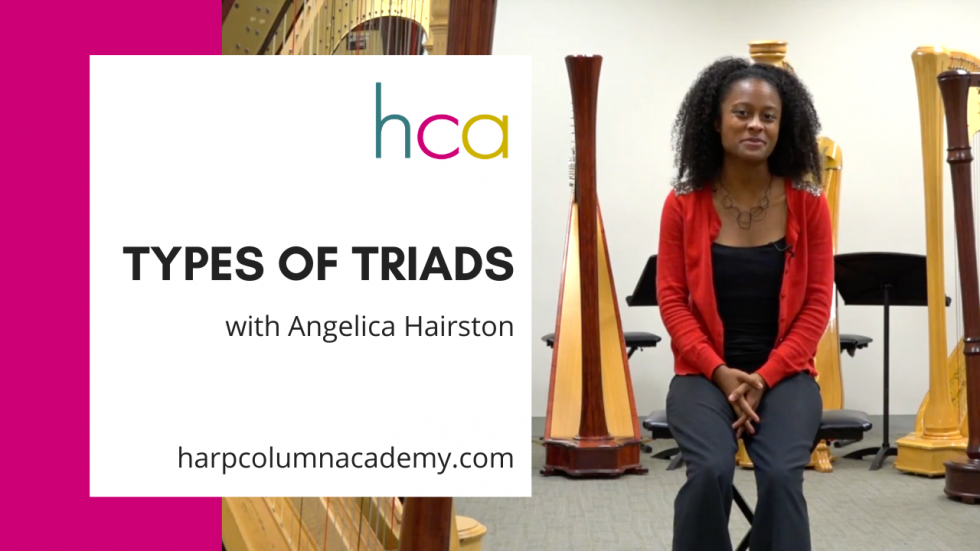 Types of triads - Harp Column Academy