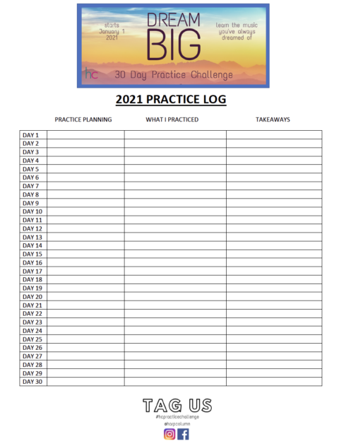 Practice Challenge 2021 Harp Column Academy