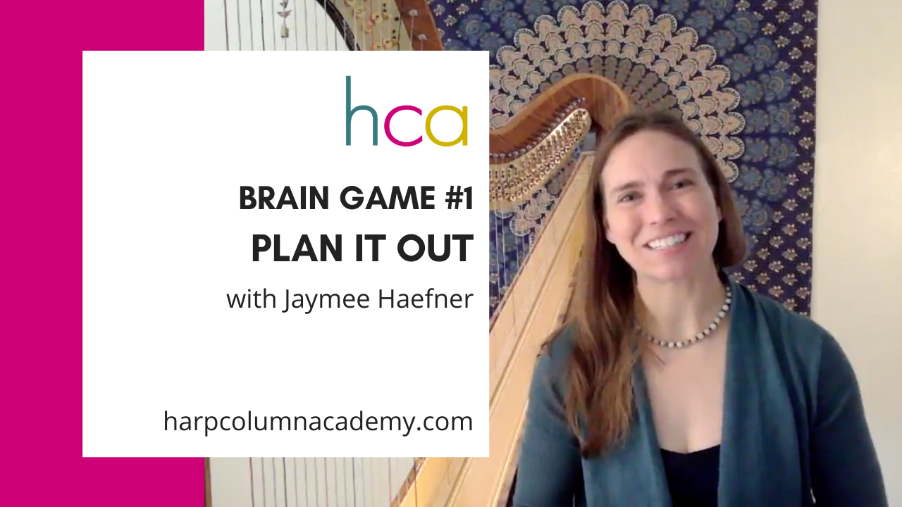 1—Plan it out - Harp Column Academy