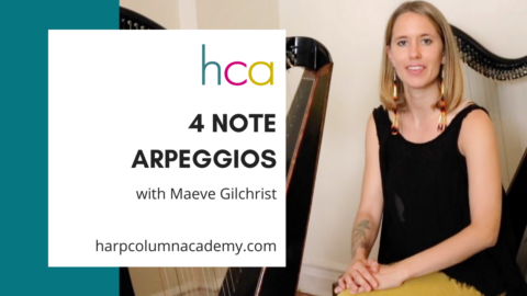 4-note arpeggios - Harp Column Academy