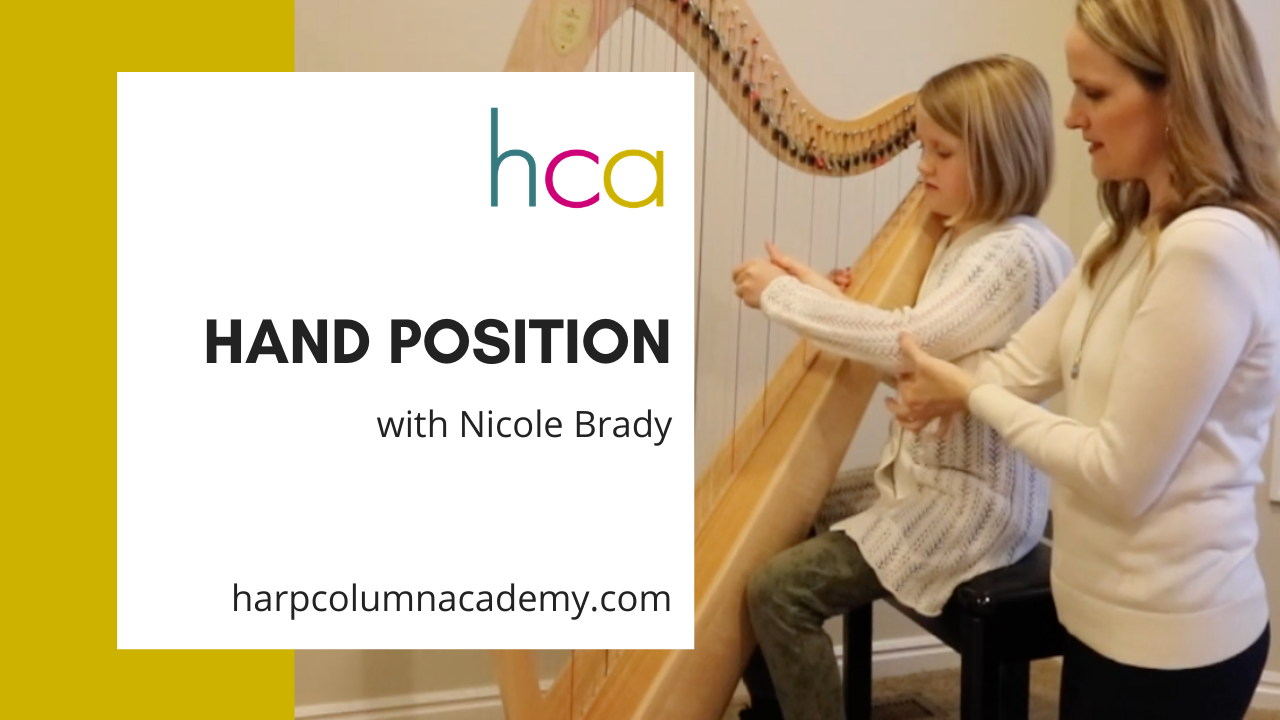 Hand position with Nicole Brady - Harp Column Academy