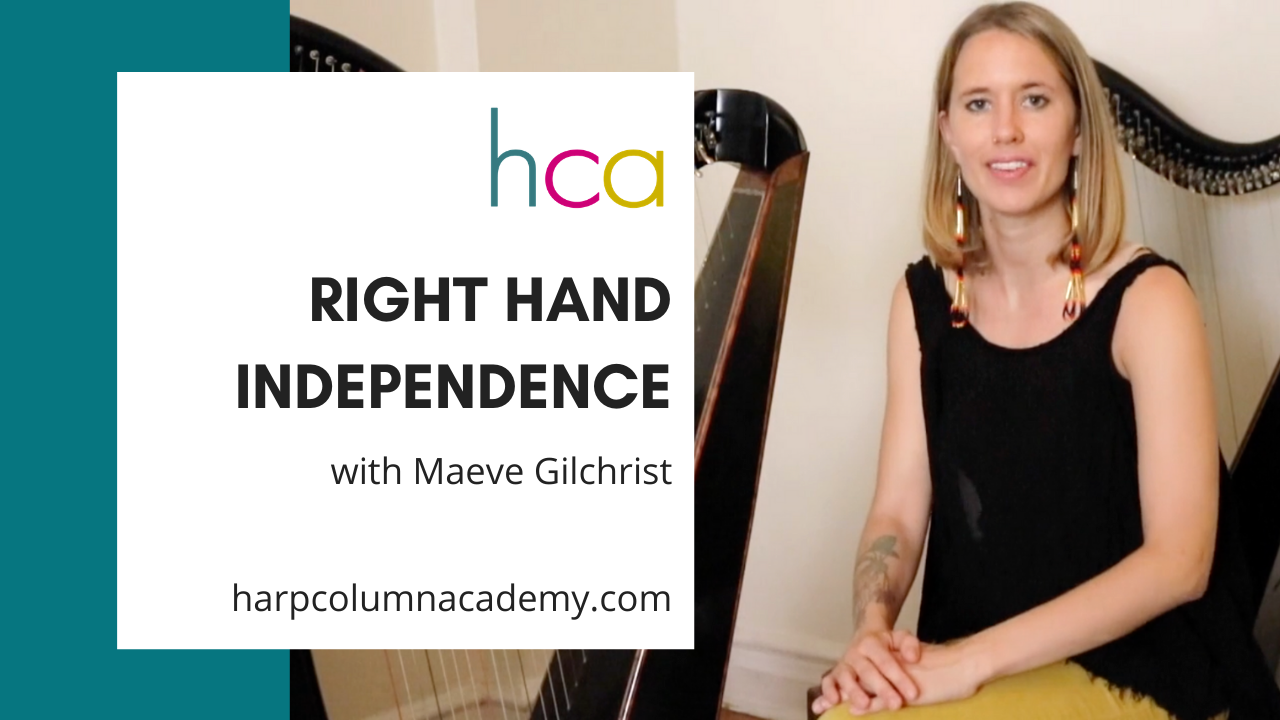Right hand independence - Harp Column Academy