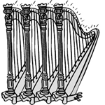 Four Harps – Harp Column Music