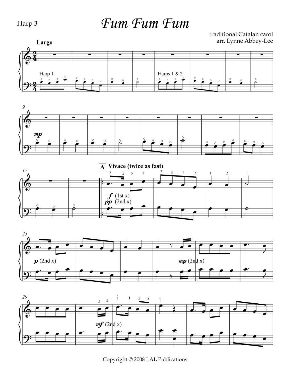 Fum Fum Fum – Harp Column Music