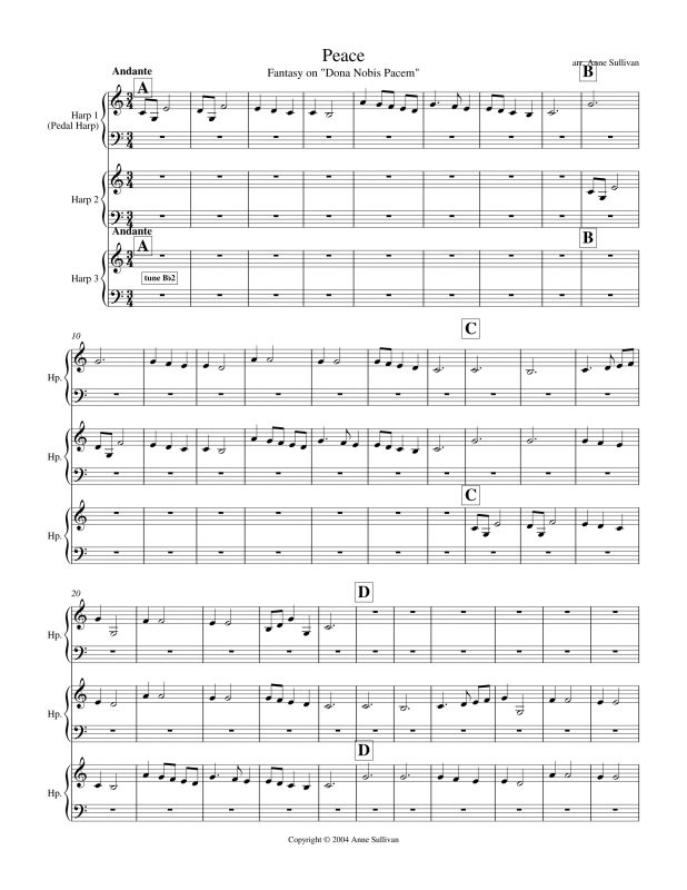 Harp Column Music – Instant Harp Sheet Music Downloads