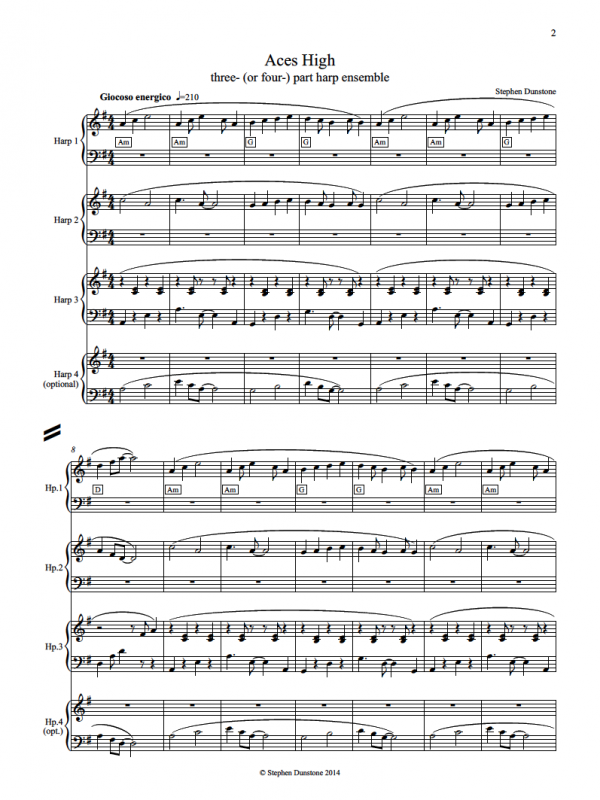 Aces High – Harp Column Music