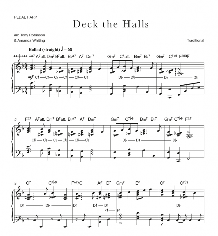 Deck the Halls – Harp Column Music