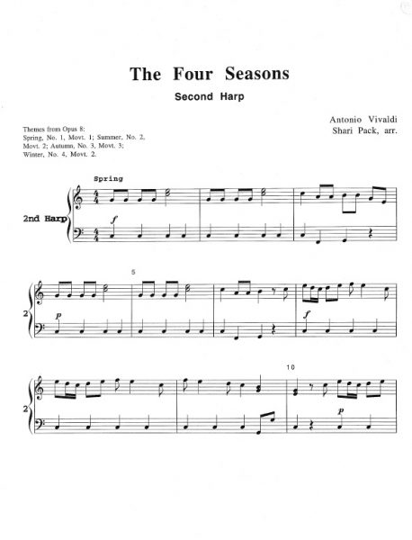 The Four Seasons – Harp Column Music