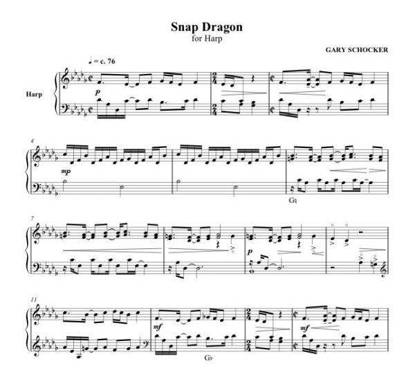 Snap Dragon – Harp Column Music