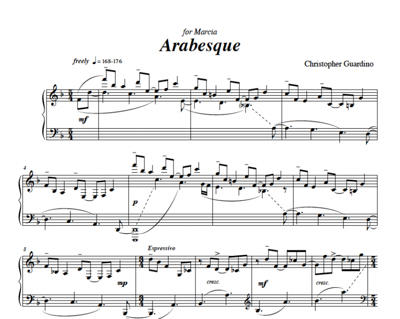 Arabesque – Harp Column Music