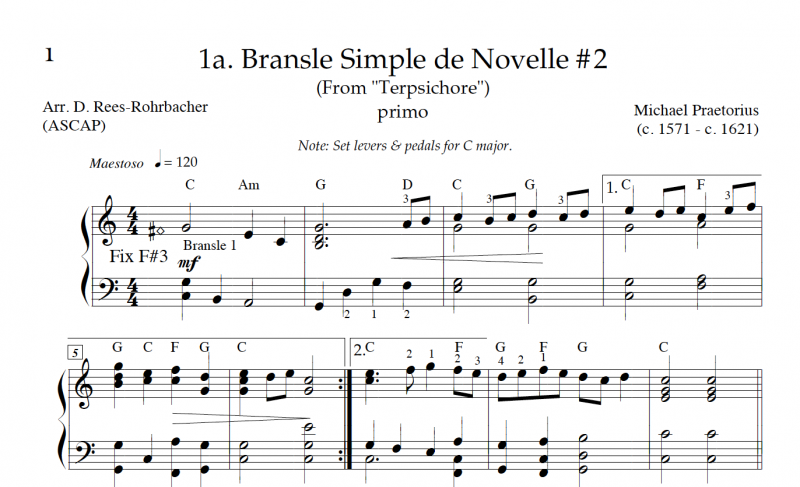 Terpsichore in Tandem – Harp Column Music