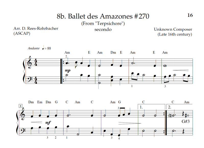 Terpsichore in Tandem – Harp Column Music