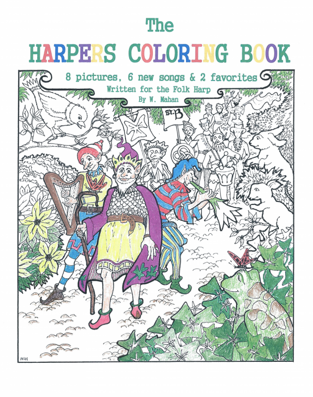 The Harper’s Coloring Book – Harp Column Music