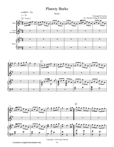 A Carolan Consort – Harp Column Music