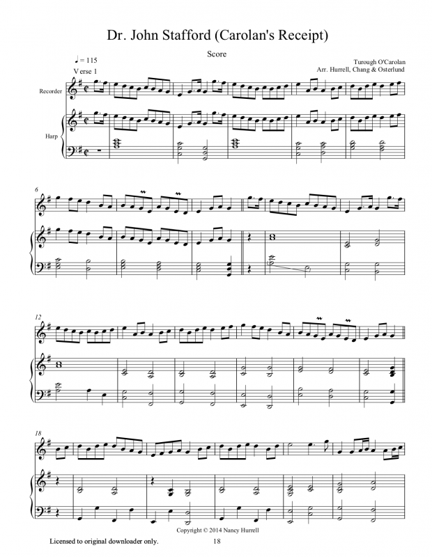 A Carolan Consort – Harp Column Music