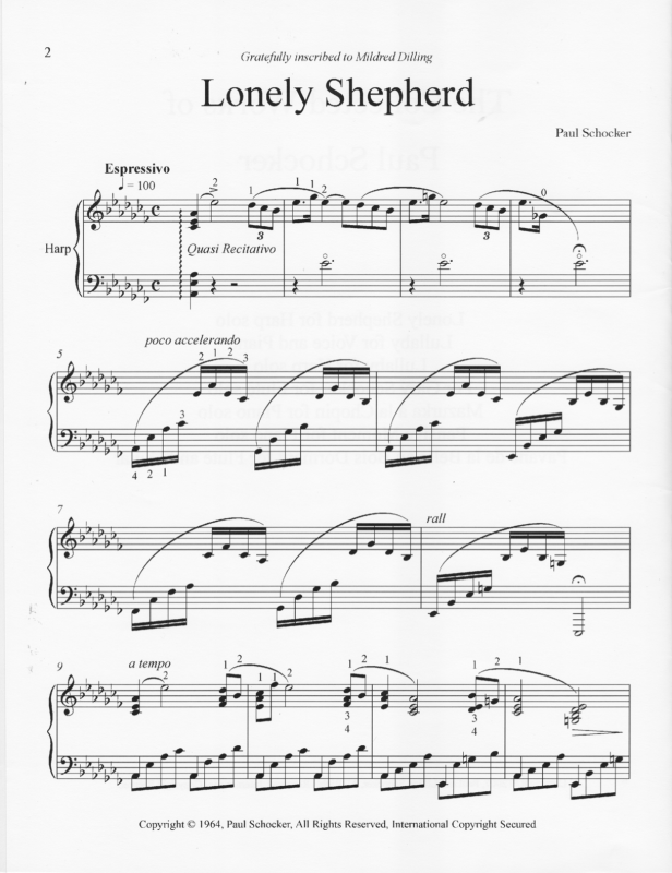Lonely Shepherd – Harp Column Music