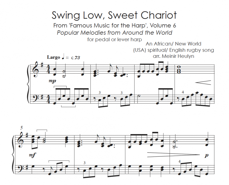 Swing Low, Sweet Chariot – Harp Column Music