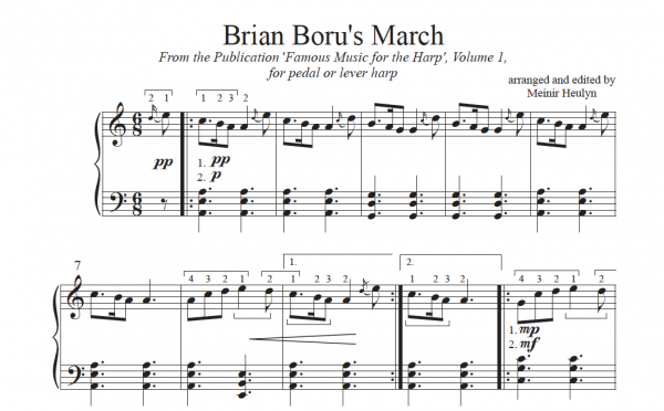 Brian Boru’s March – Harp Column Music