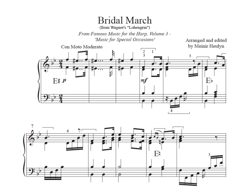 Bridal March – Harp Column Music