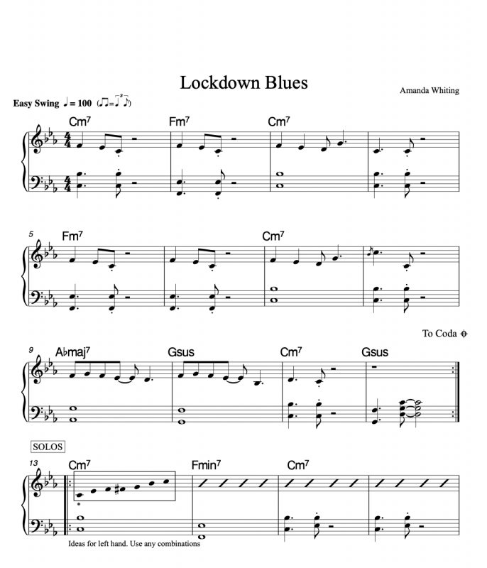 Lockdown Blues – Harp Column Music
