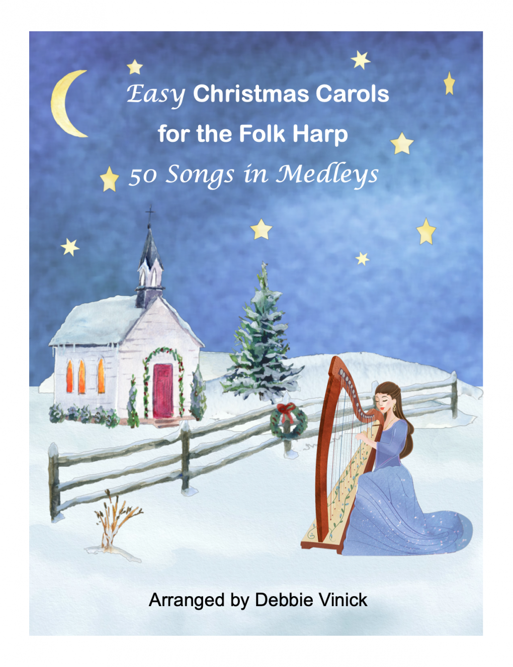 Easy Christmas Carols for the Folk Harp – Harp Column Music