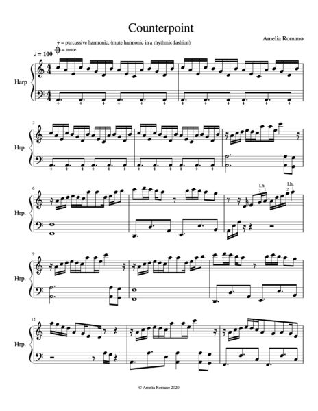 Amelia Romano – Harp Column Music