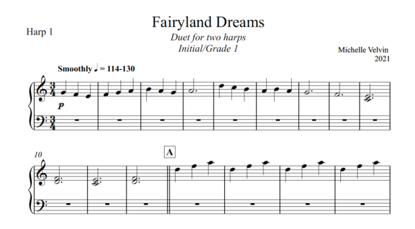 Seven Easy Harp Duets for Beginner Harpists – Harp Column Music