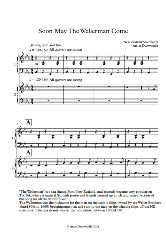 Soon May the Wellerman Come – Harp Column Music