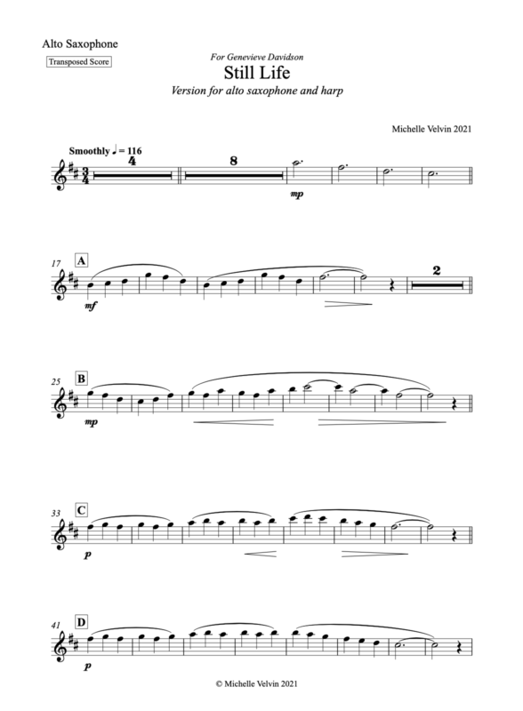 Still Life (duet) – Harp Column Music