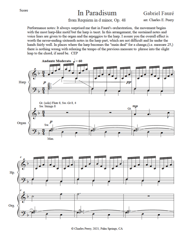 In Paradisum – Harp Column Music