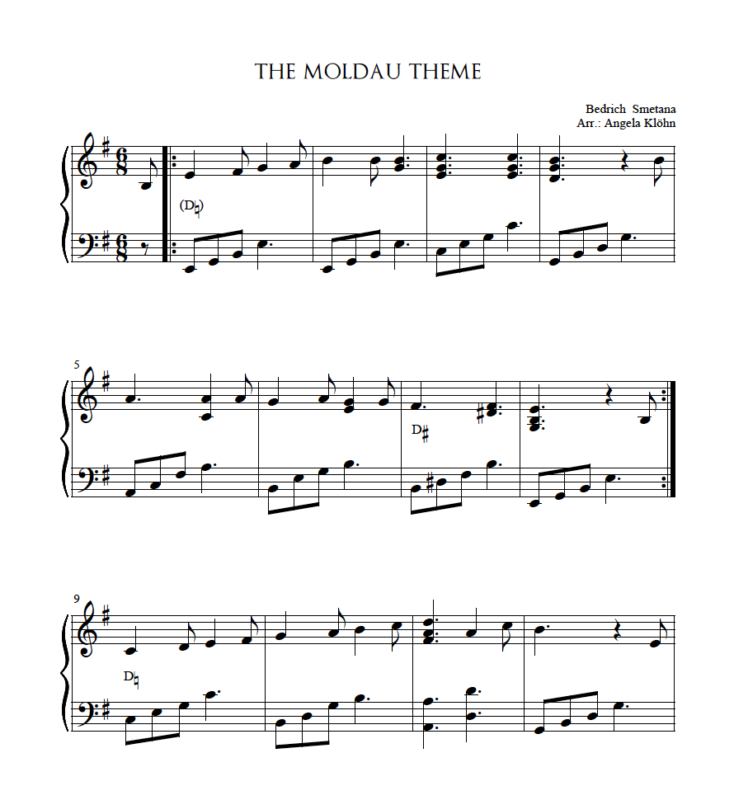 The Moldau Theme – Harp Column Music