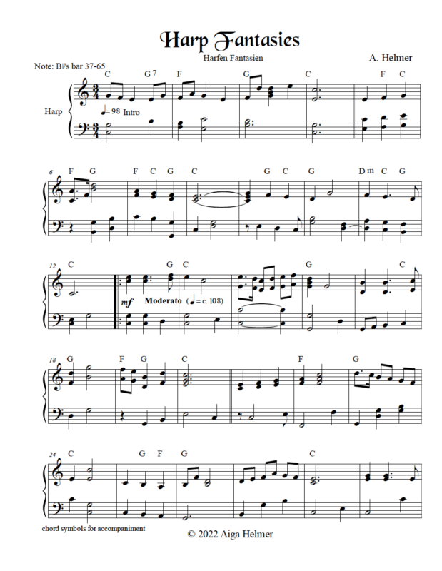Harp Column Music – Instant Harp Sheet Music Downloads