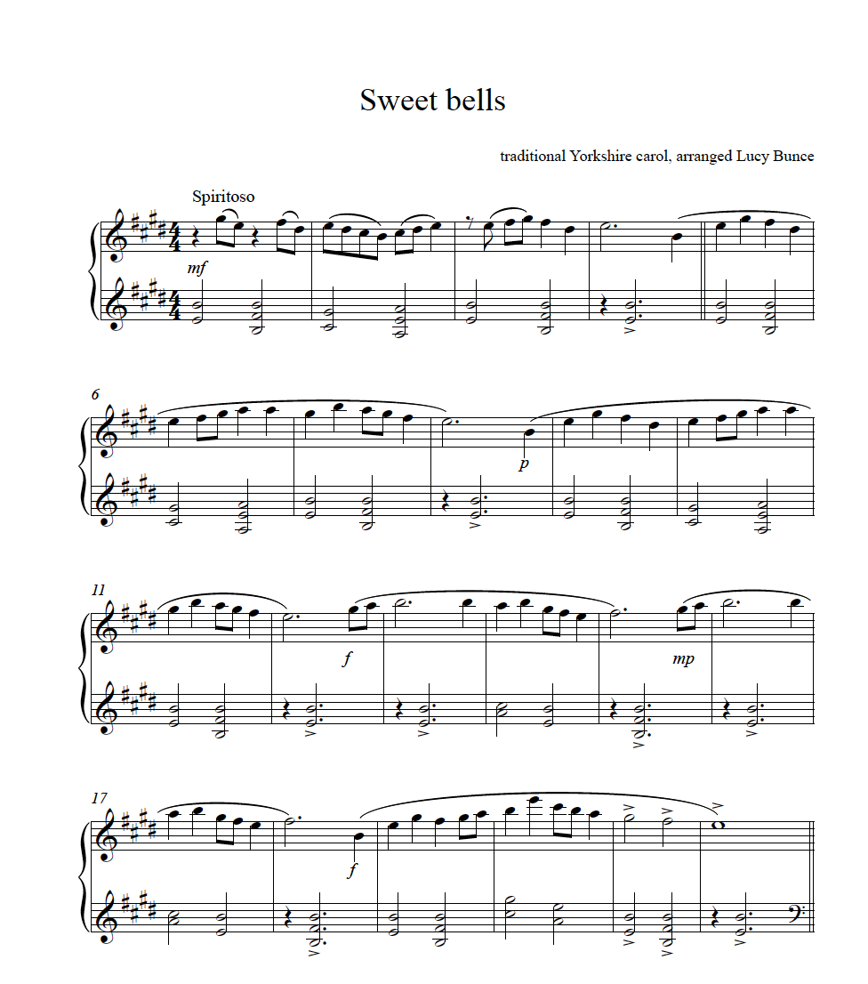 Sweet Bells – Harp Column Music