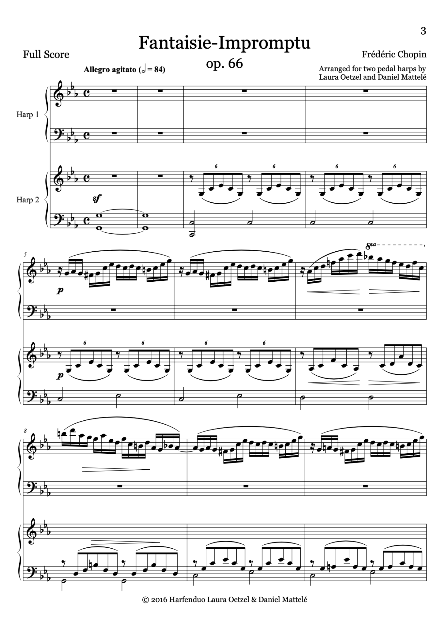 Fantasie-Impromptu – Harp Column Music