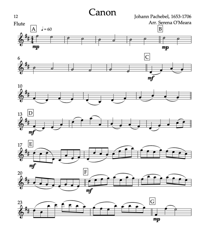 Pachelbel’s Canon – Harp Column Music