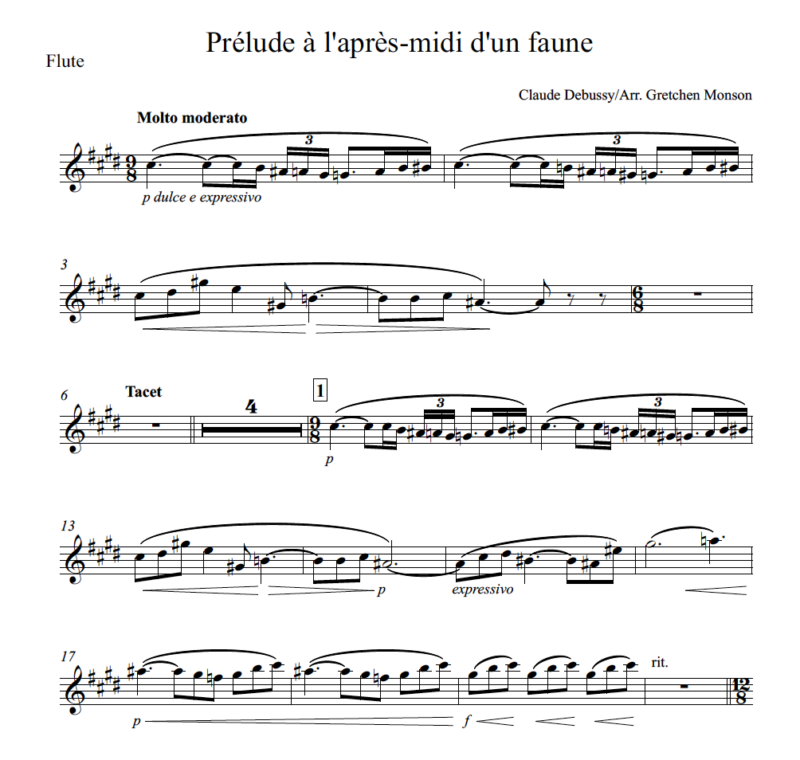 Prelude a l’apres-midi d’un faune – Harp Column Music