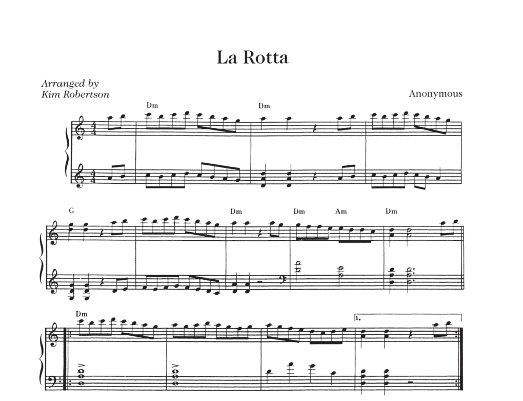 La Rotta Harp Column Music La Rotta Harp Column Music