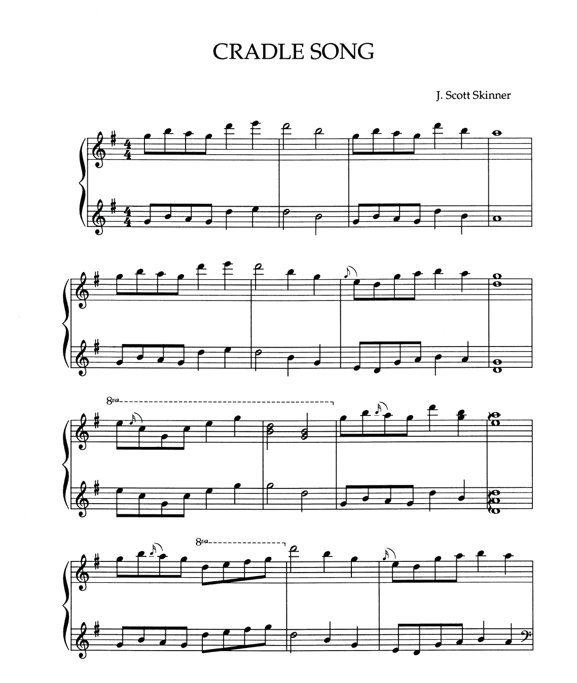 Cradle Song – Harp Column Music