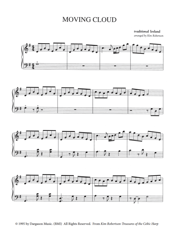 Moving Cloud – Harp Column Music