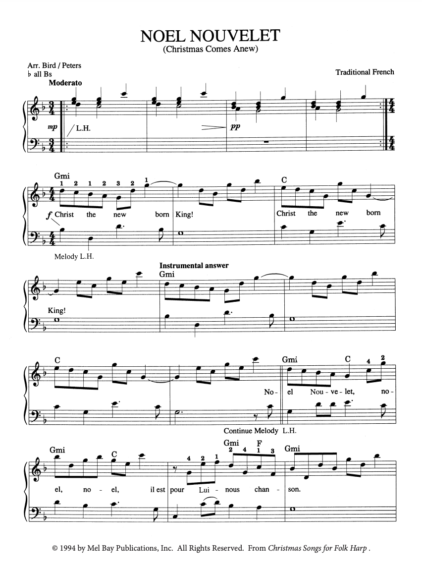 Noel Nouvelet – Harp Column Music