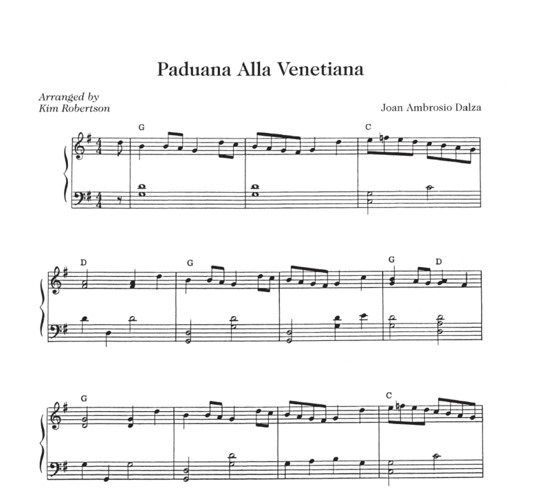 Paduana All Venetiana – Harp Column Music