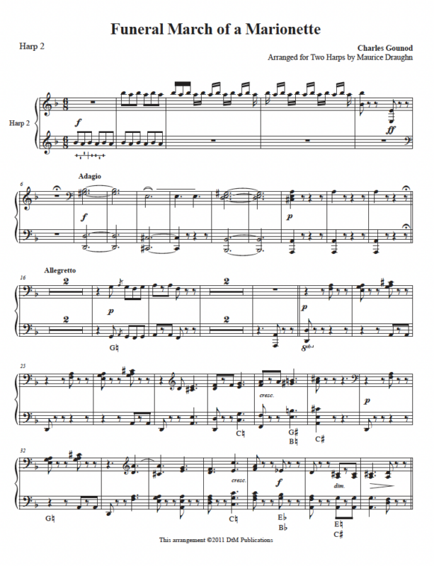 Funeral March of a Marionette – Harp Column Music