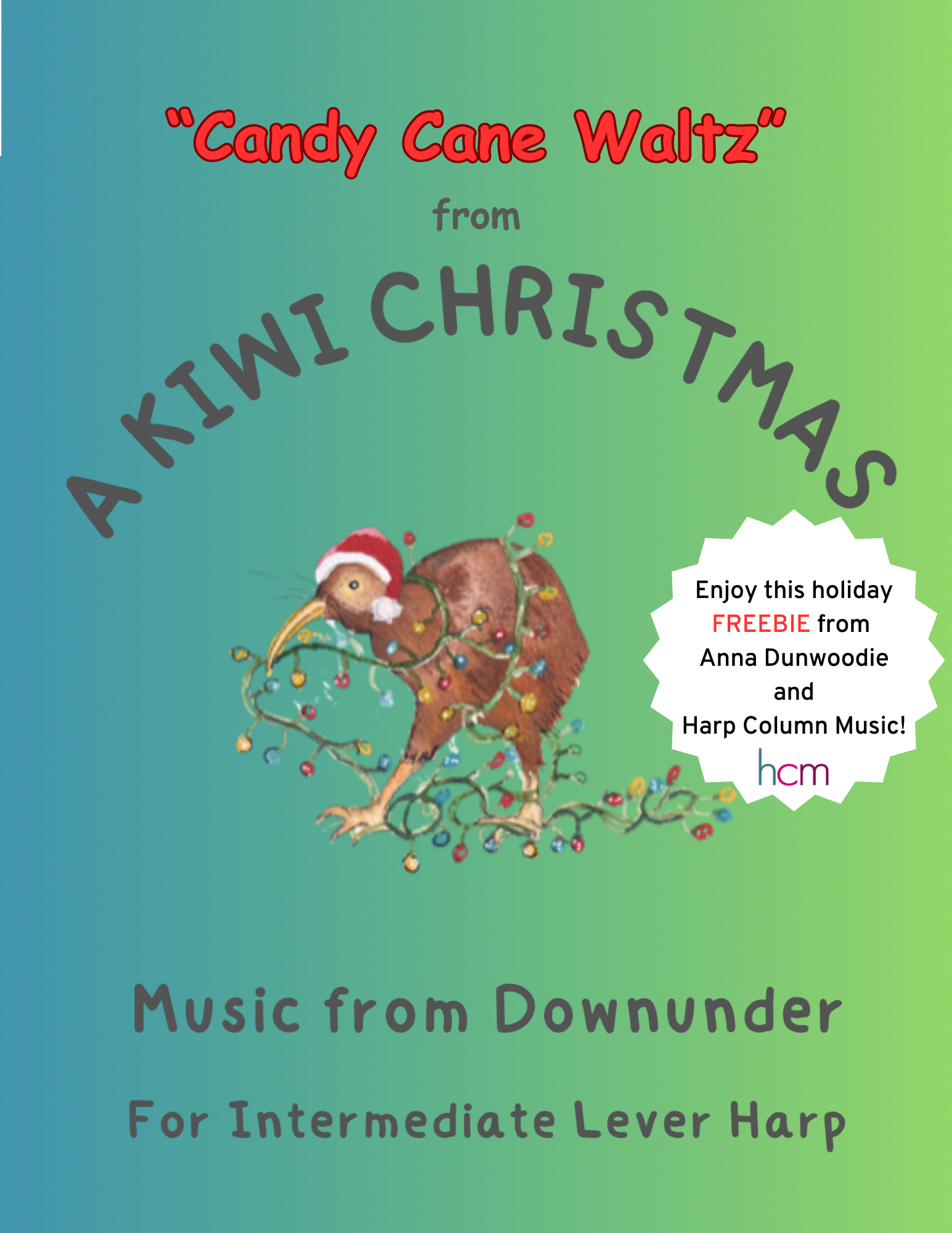Candy Cane Waltz—freebie! – Harp Column Music