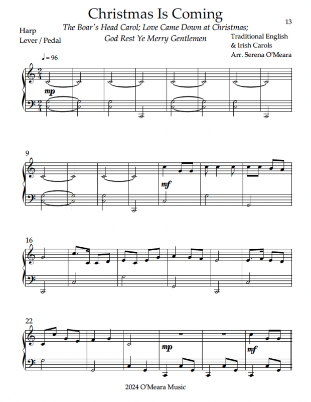 Christmas – Harp Column Music