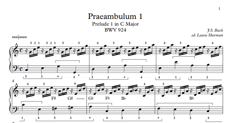 Prelude 1 in C Major – Harp Column Music