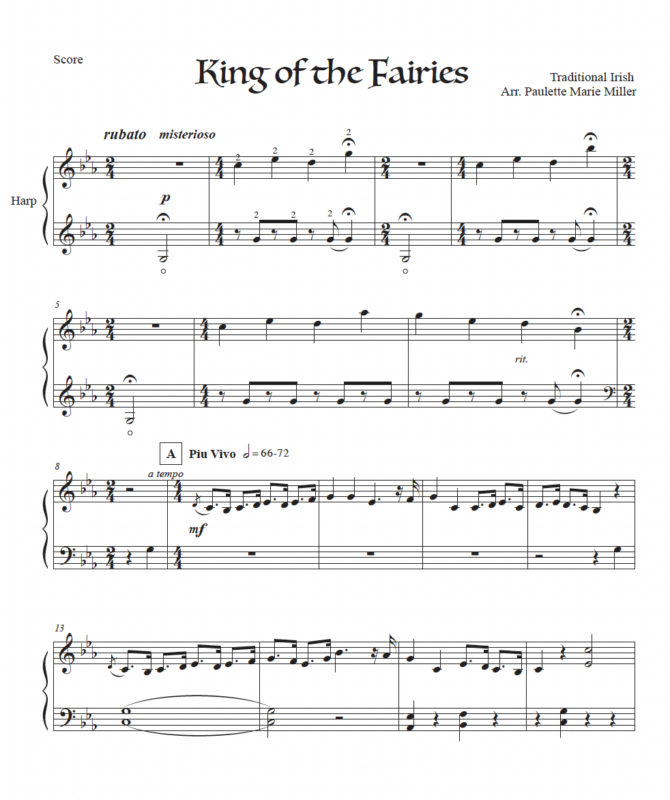 Blind Mary and King of the Fairies – Harp Column Music