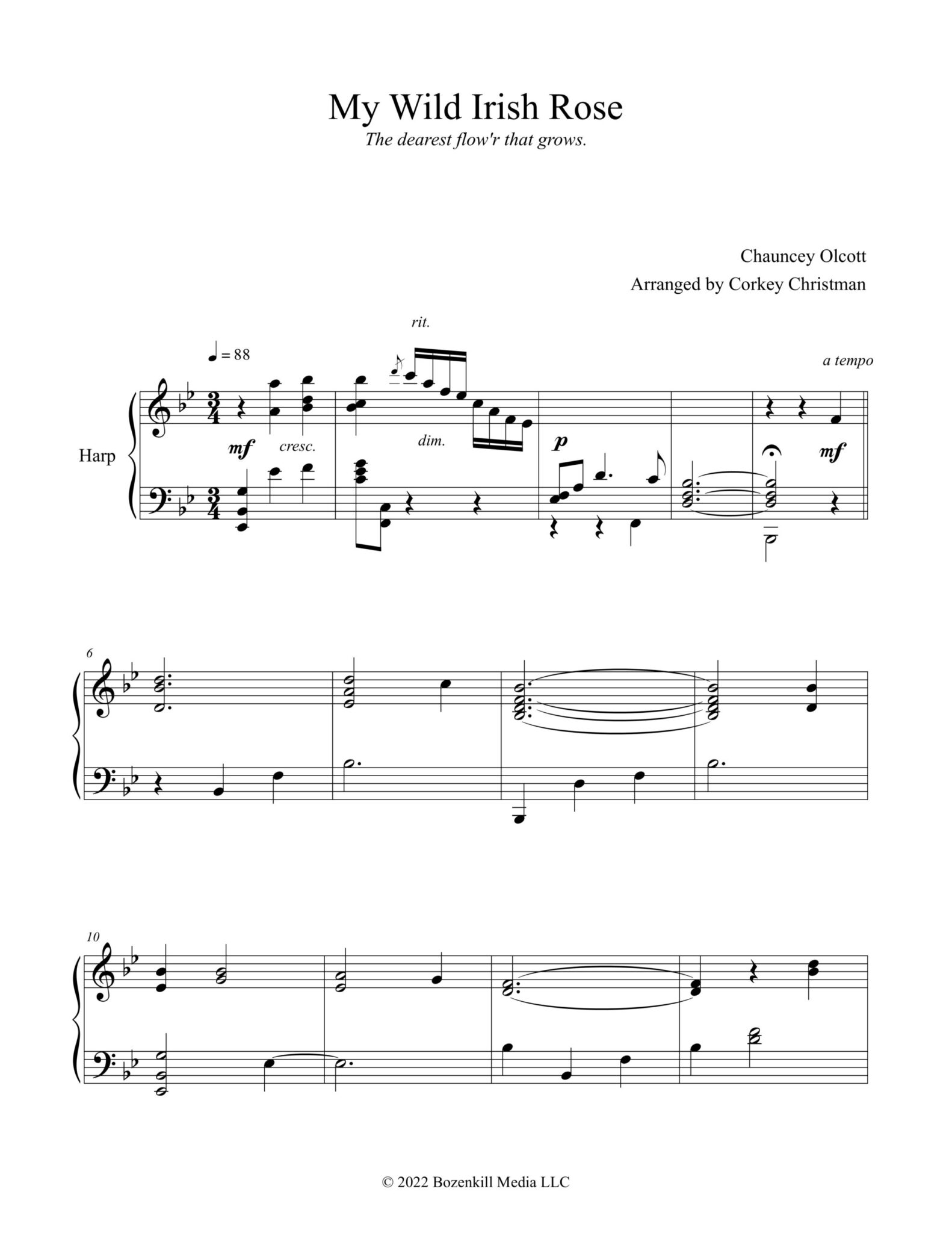 One Faithful Harp, Volume 1 – Harp Column Music